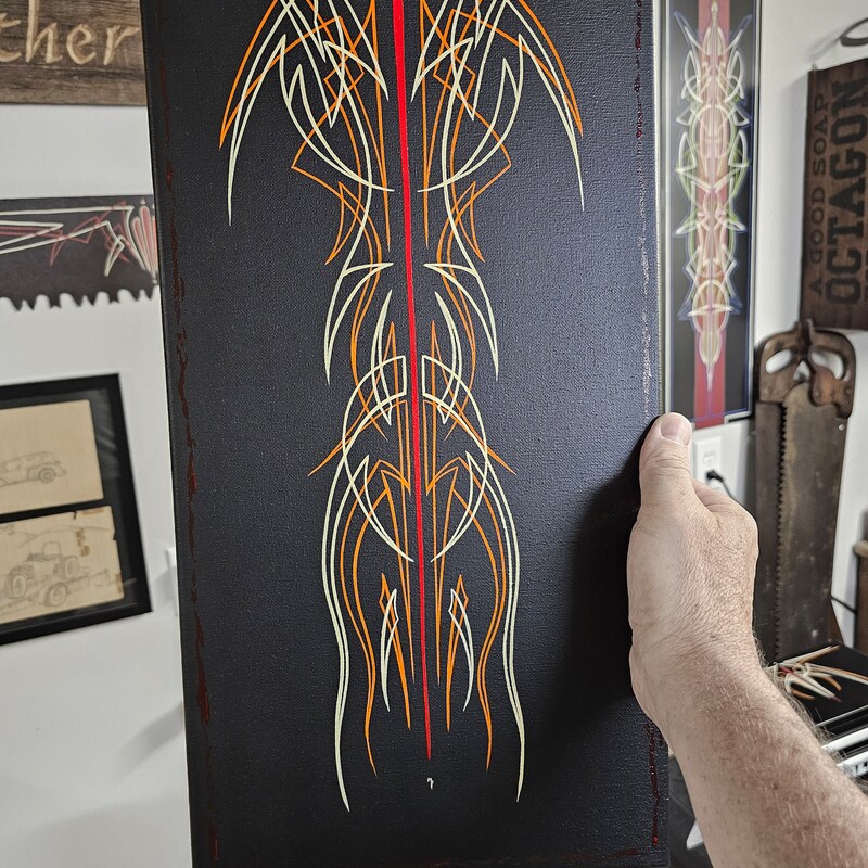 Pinstripe Art - Etsy