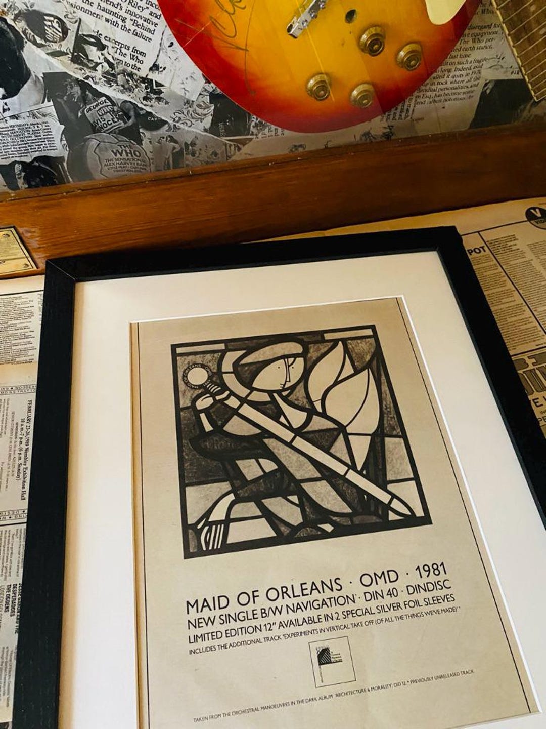 Rare Original 1982 OMD 'maid of Orleans Music Paper Poster Advert ...