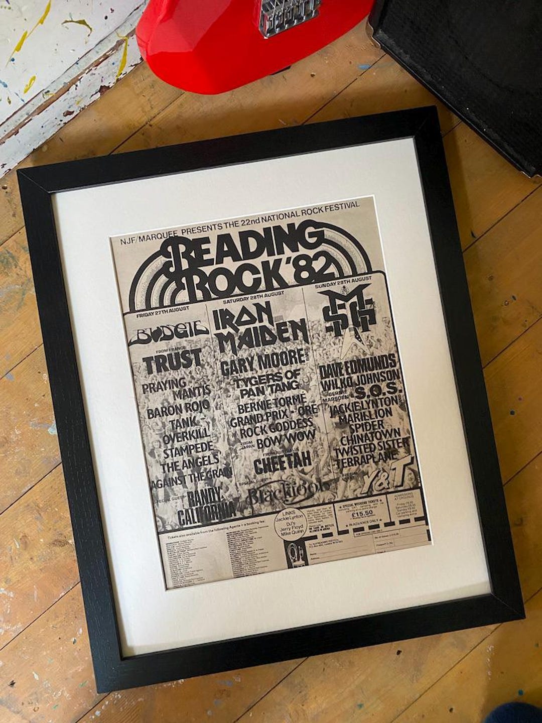 Rare Original 1982 Reading Rock Festival Vintage Music Paper Advert ...