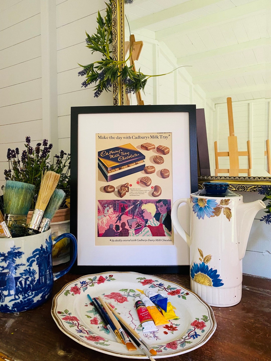 Original Paper Vintage Cadburys Milk Tray Advert Dated March 1958 - Etsy