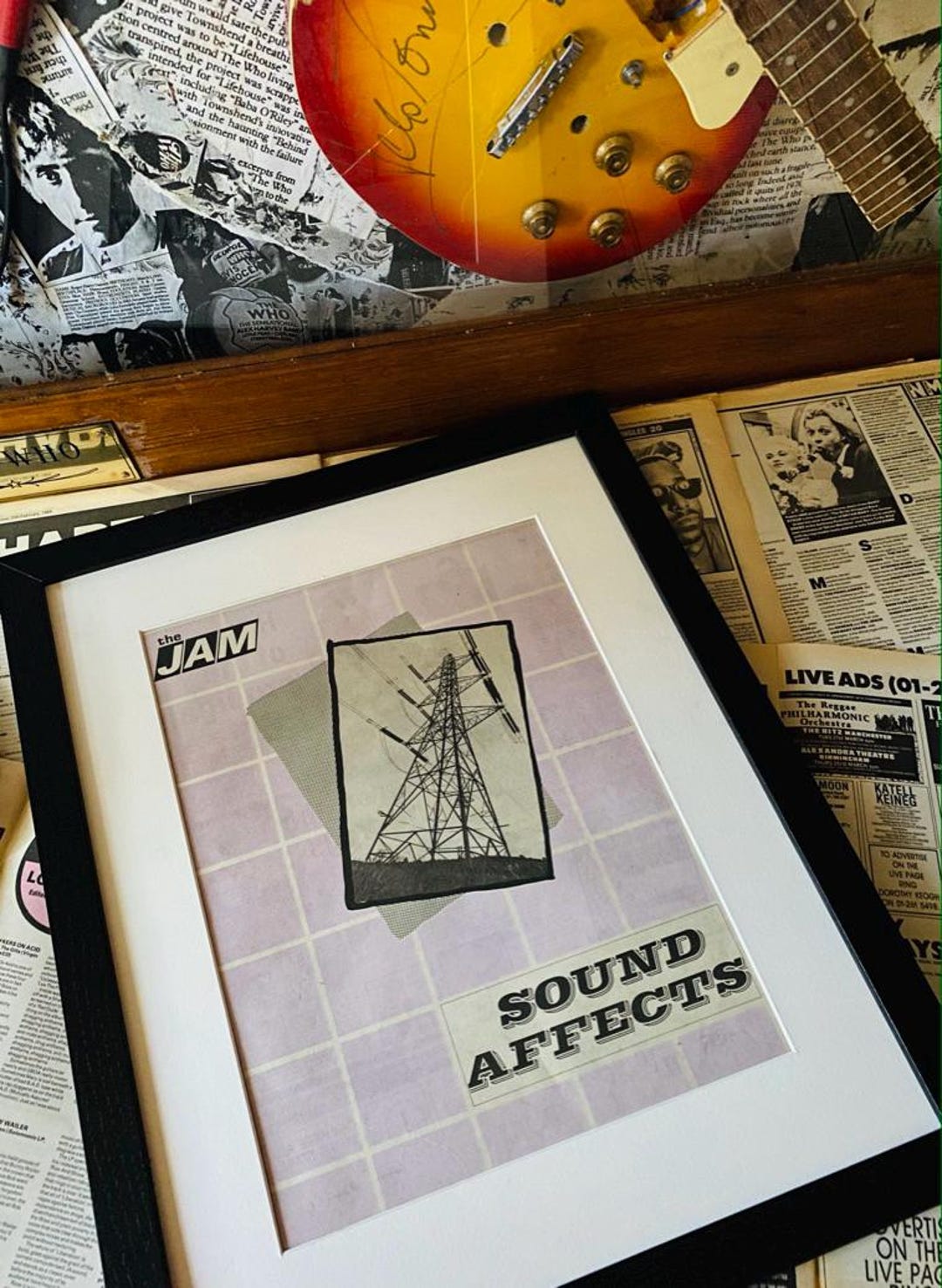 Rare Original 1980 Music Paper Poster Advert .the Jam 'sound Affects ...