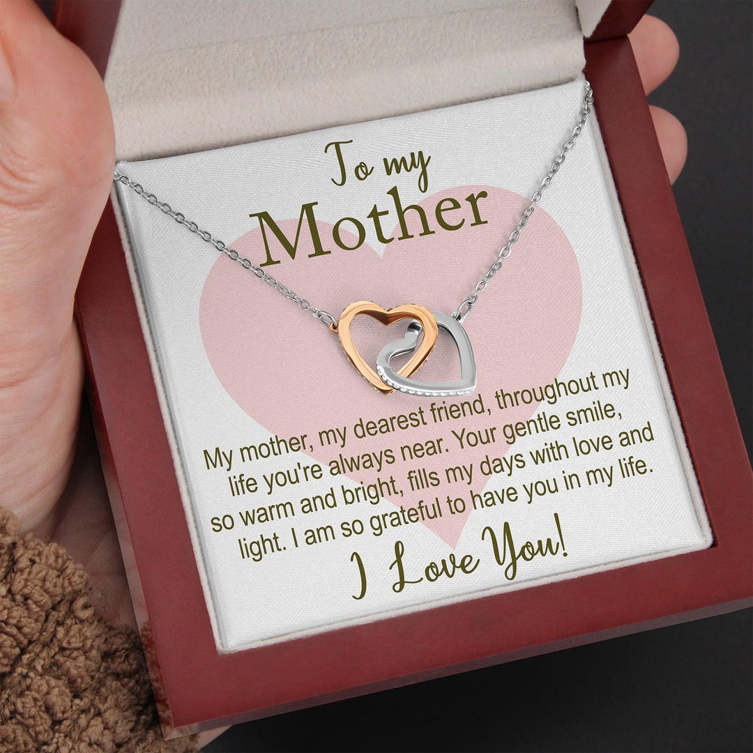 Mom Gift, Personalized Greeting Card With Jewelry, Birthday Gift ...