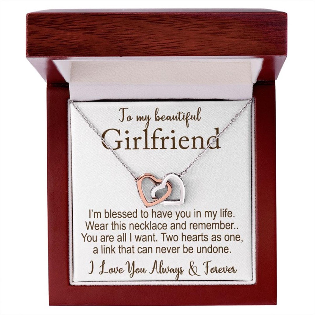 Personalized Girlfriend Gift, Unique Gift for Girlfriend, Heart ...