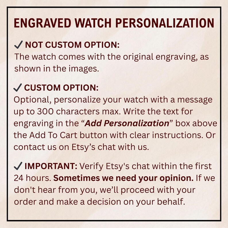 Personalized Gift for Brother Engraved Watch Custom Message Birthday ...
