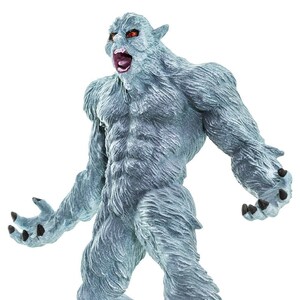YETI MINIATURE Large Figurine Safari LTD Figures Plastic Abominable ...