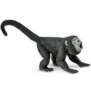 HOWLER MONKEY Figurine Figures Large Miniature Figurines Plastic Animal ...