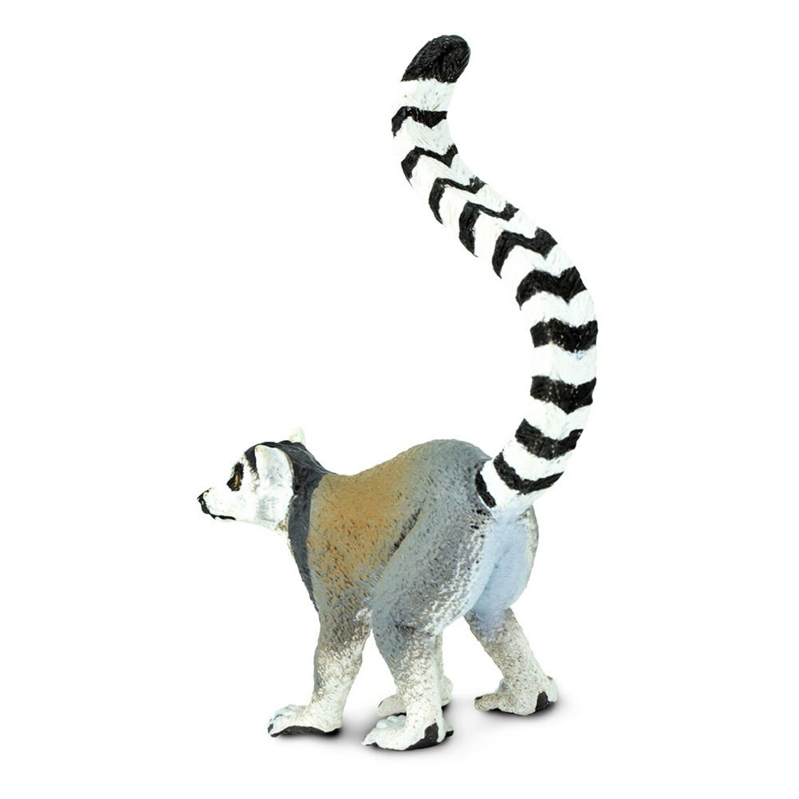 RING-TAILED LEMUR Figurine Figures Large Miniature Figurines Plastic ...
