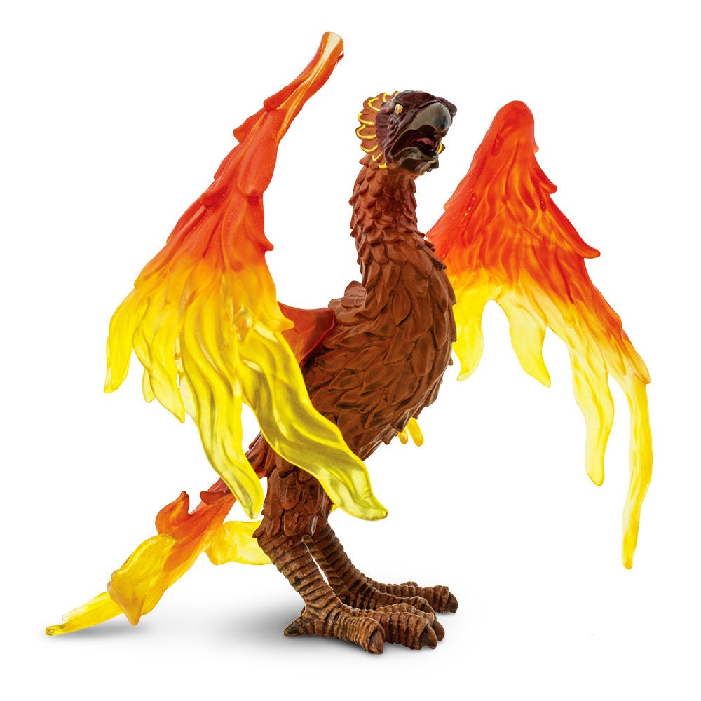 PHOENIX FIGURINE Large 5" Miniature Safari LTD Figure for Crafts ...