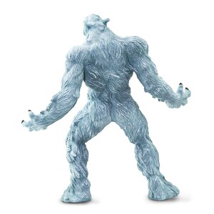 YETI MINIATURE Large Figurine Safari LTD Figures Plastic Abominable ...
