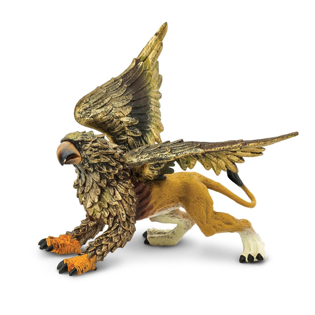 GRIFFIN FIGURINE Large Miniature Safari LTD Figures Figurines Plastic ...