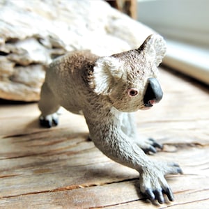 MINIATURE KOALA: Figure for Crafts Figurine Plastic Animal Craft Ideas ...