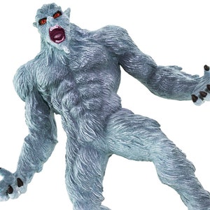 YETI MINIATURE Large Figurine Safari LTD Figures Plastic Abominable ...