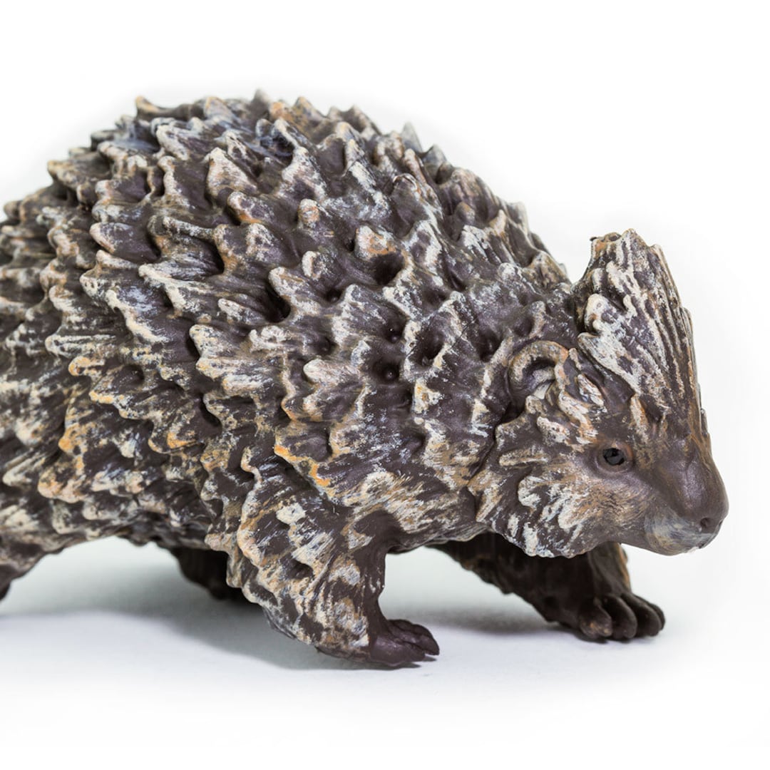 PORCUPINE Figurine Figures Large Miniature Figurines Plastic Animal ...