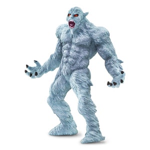 YETI MINIATURE Large Figurine Safari LTD Figures Plastic Abominable ...