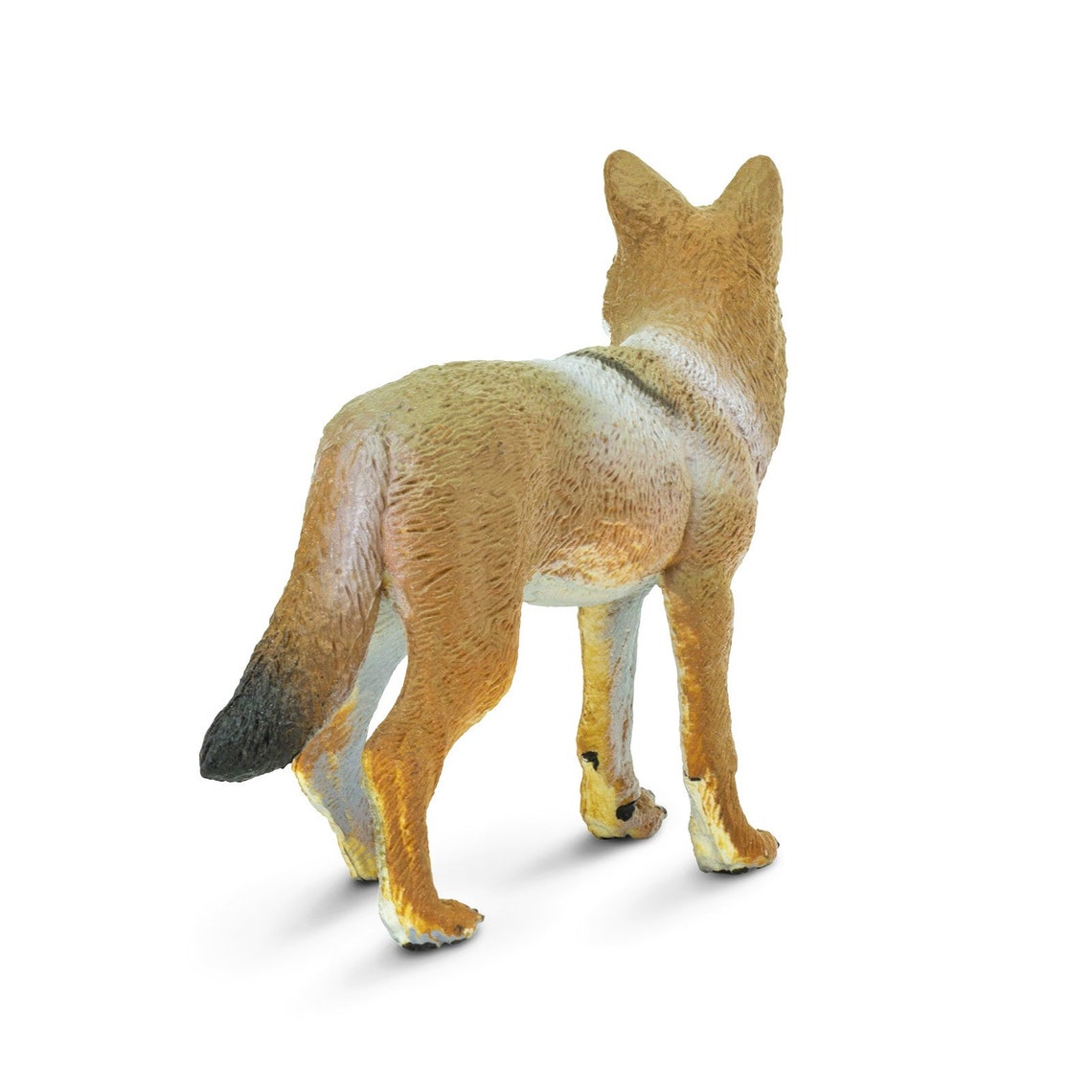 COYOTE ANIMAL Figurine Figures Large Miniature Figurines Plastic Figure ...