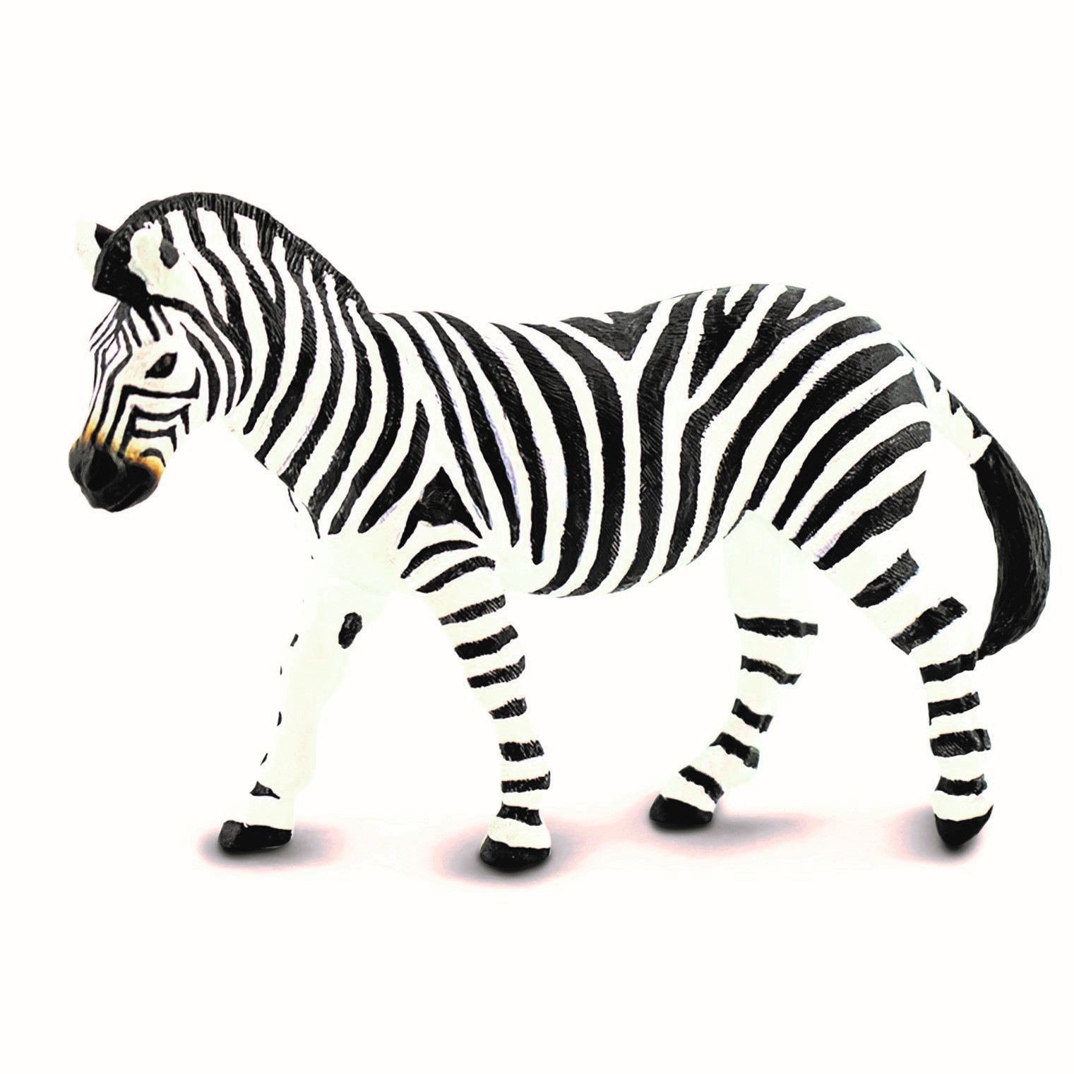 ZEBRA Figurine Figures Large Miniature Figurines Plastic Animal ...