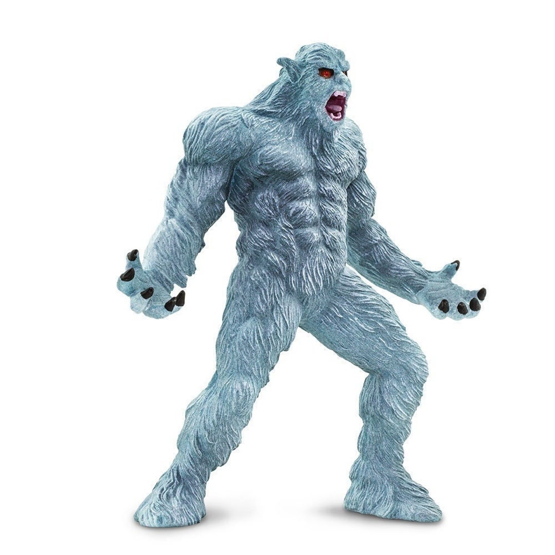 YETI MINIATURE Large Figurine Safari LTD Figures Plastic Abominable ...