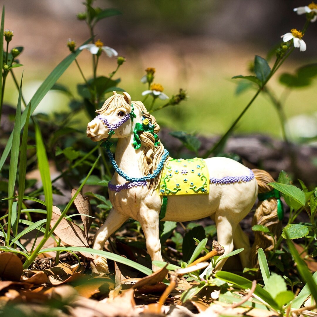 FAIRY PONY FIGURE Large Realistic Miniature Figurines Plastic Animal ...