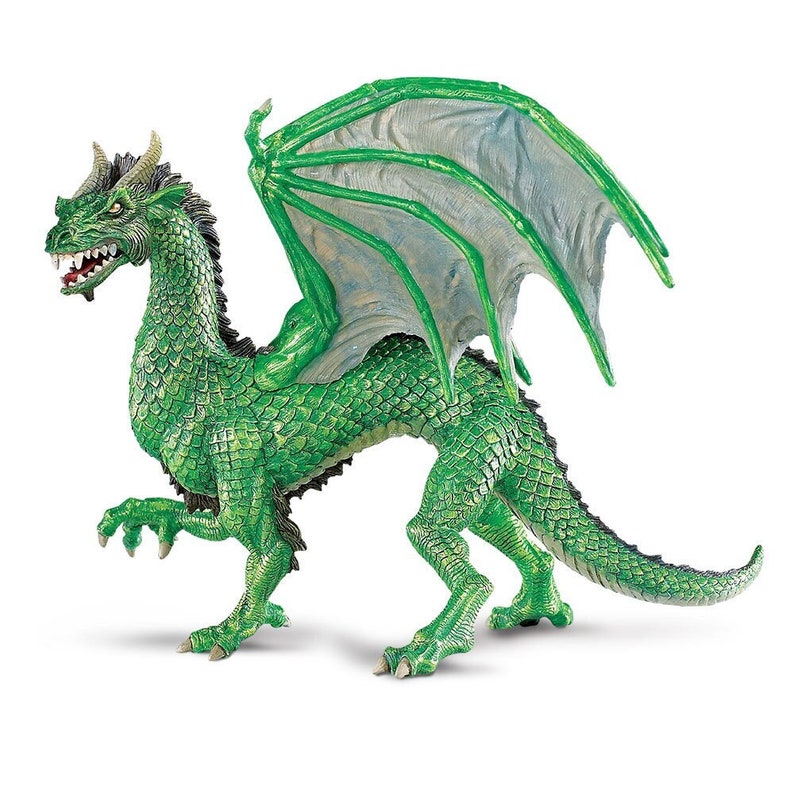 FOREST DRAGON Figurine Large Miniature Safari Ltd Figures Figurines ...