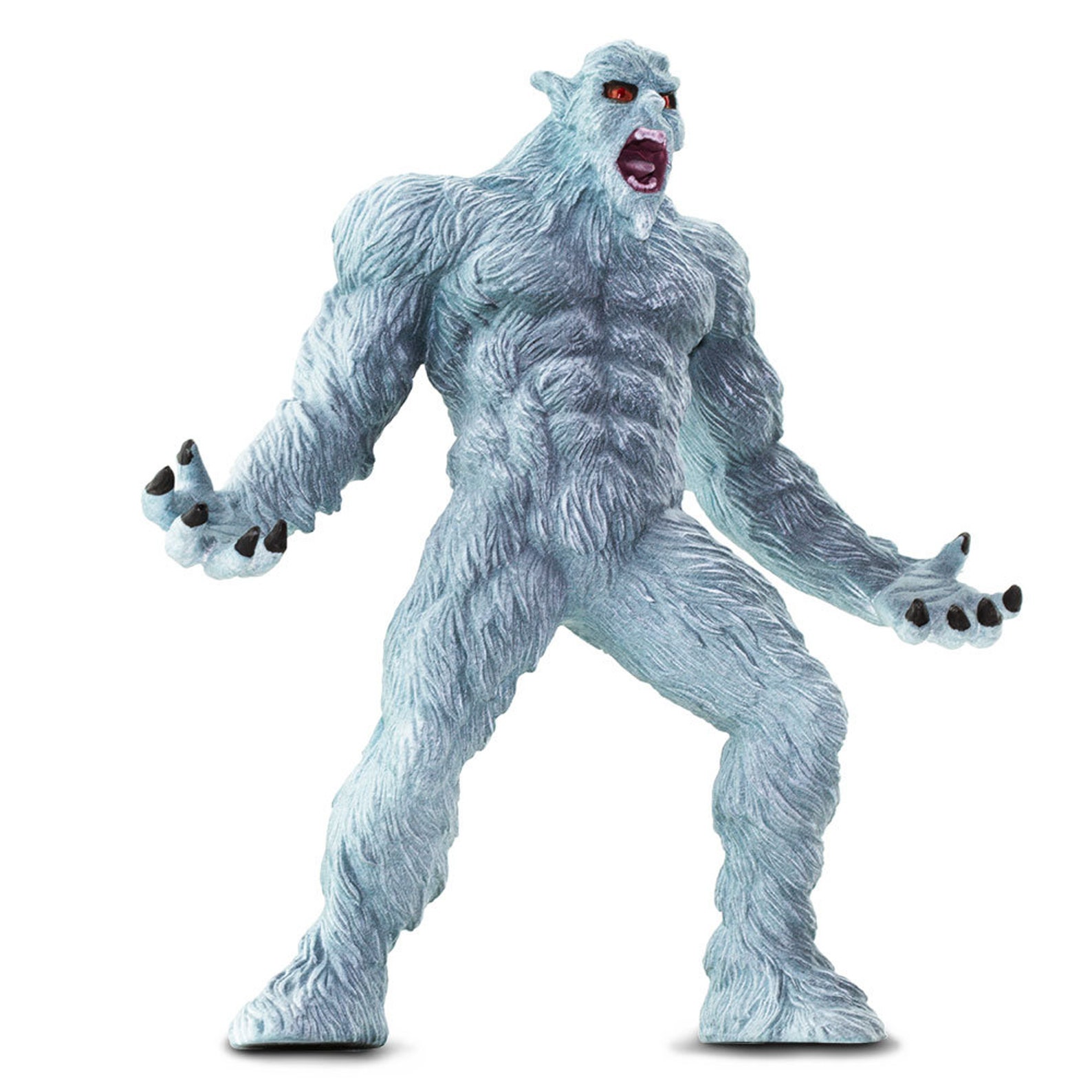 YETI MINIATURE Large Figurine Safari LTD Figures Plastic Abominable ...