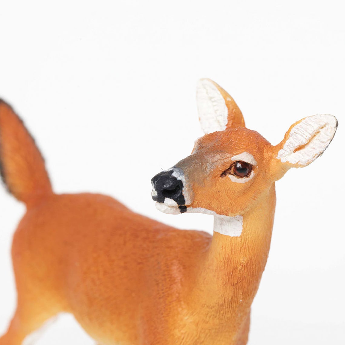 WHITETAIL DOE Deer Figurine Figures Large Miniature Figurine - Etsy