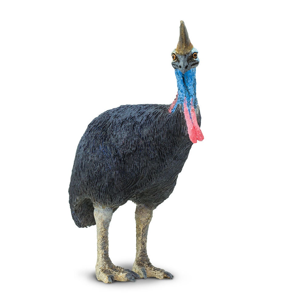 CASSOWARY Bird Figurine Figure Large Miniature for Crafts Figurines ...