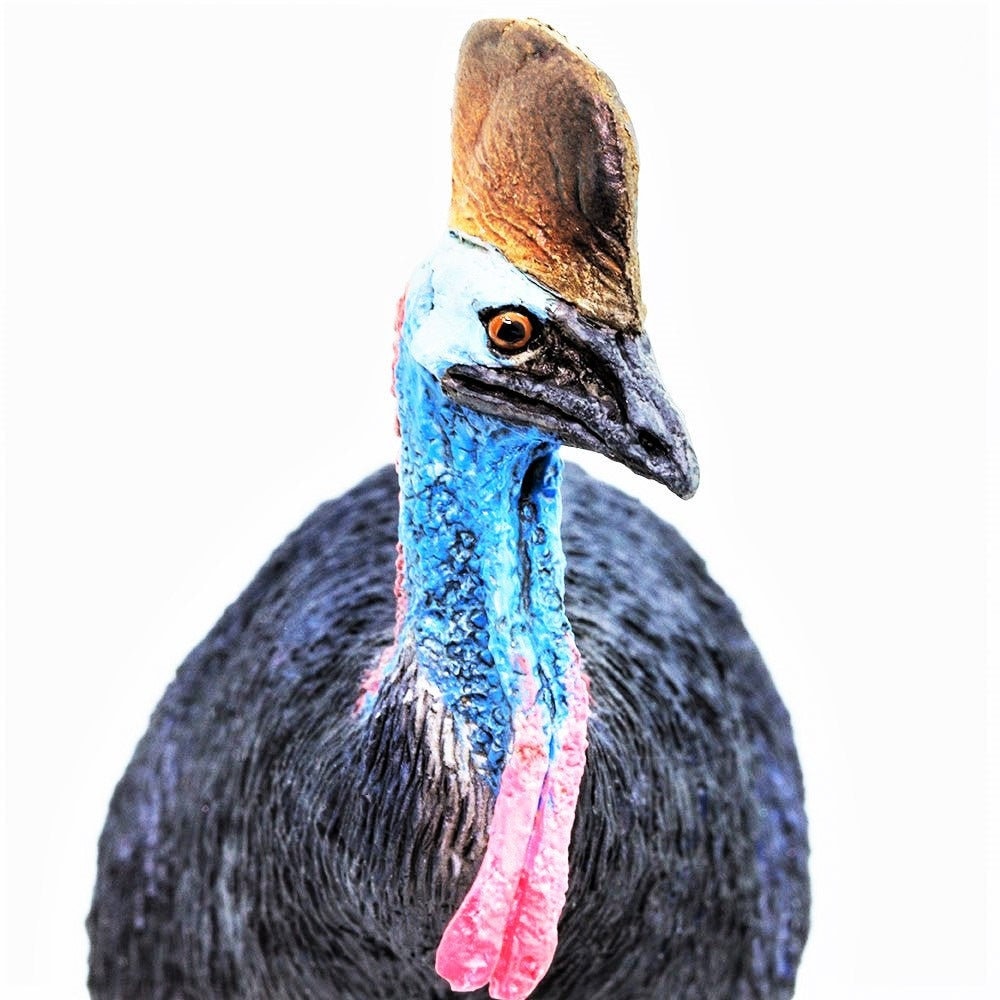 CASSOWARY Bird Figurine Figure Large Miniature for Crafts Figurines ...