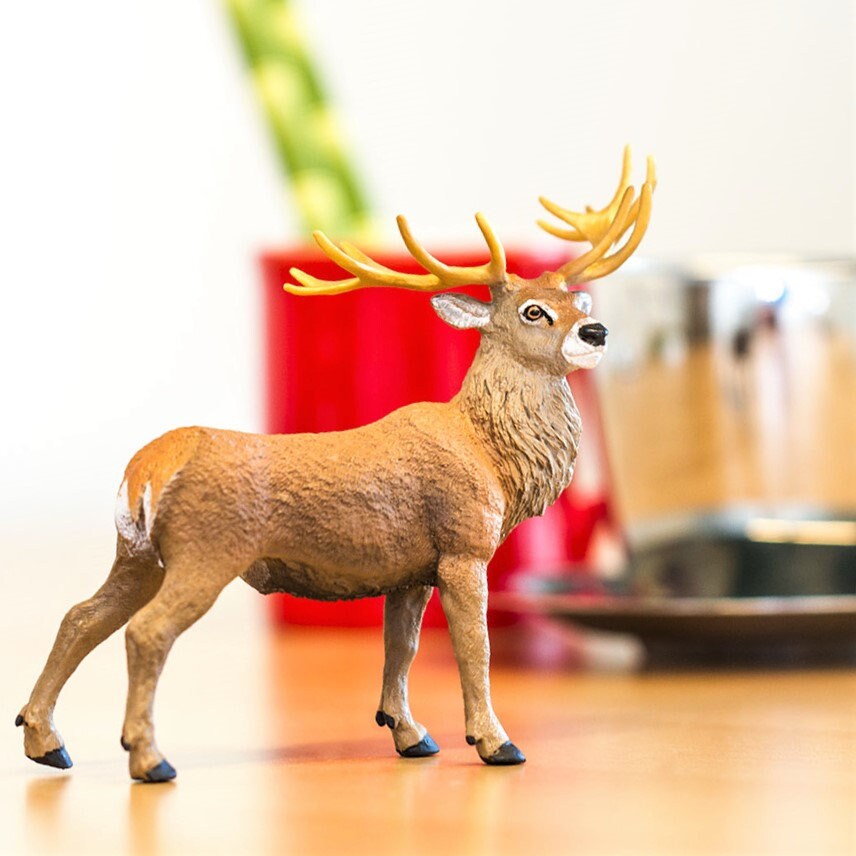 RED DEER Stag Figurine Figures Large Miniature Figurines - Etsy