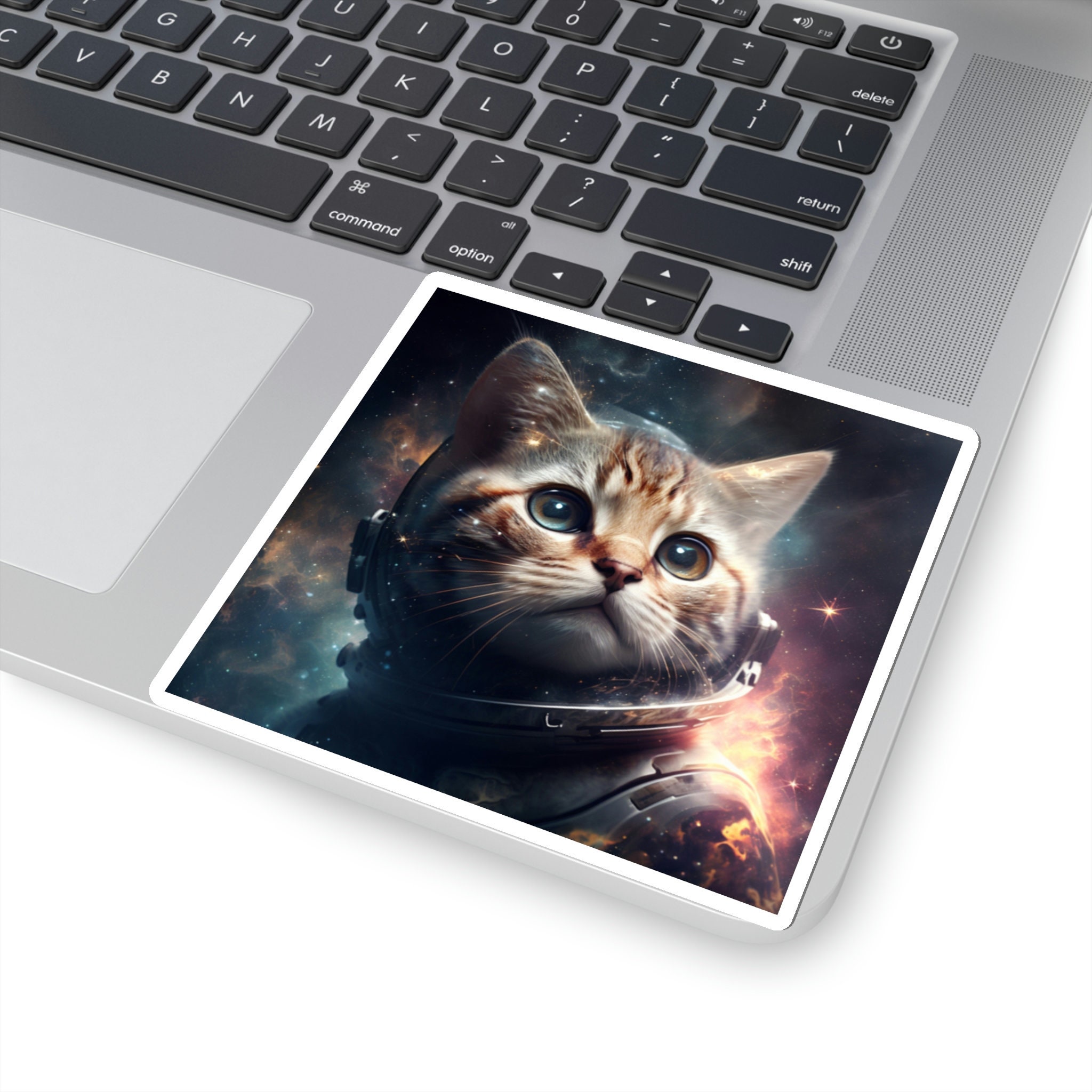 Astronaut Cat Sticker Space Cat Cat Lover Sticker Cat Owner - Etsy