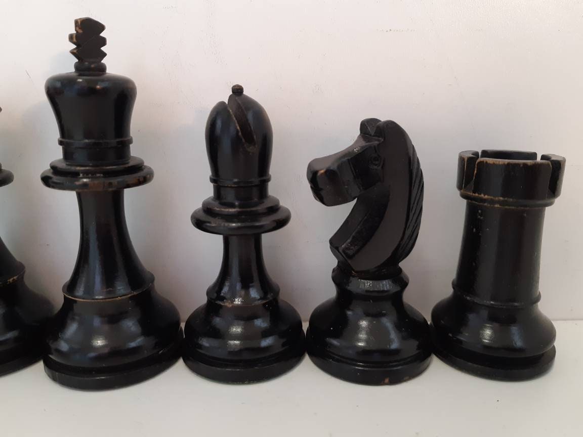 Continental Chess Set Most Probably German. - Etsy
