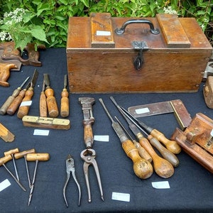 Antique Joiners Tool Kit With Tool Box. - Etsy UK