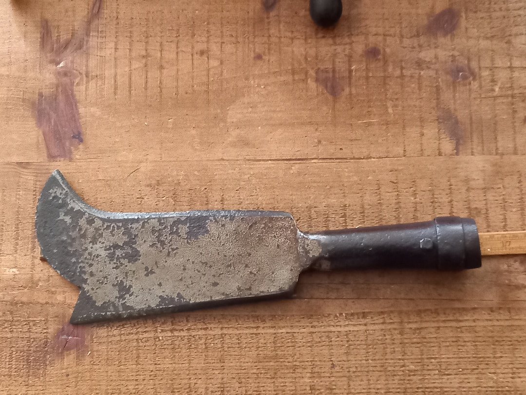 Antique Billhook Late 1800s Sharpened Both Sides Good Socket Shaft ...