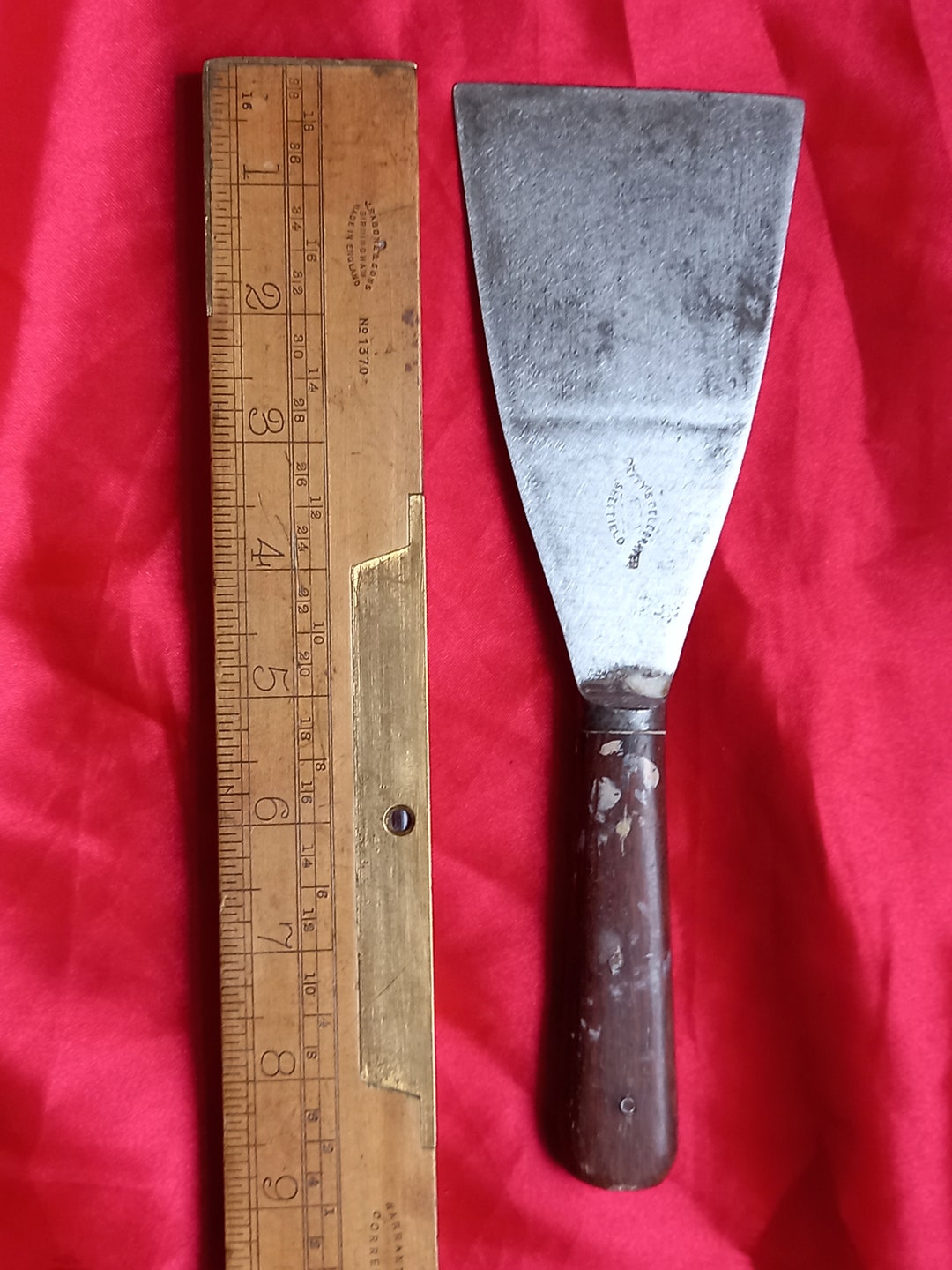 Vintage Paint Scraper Maker Pettys Cellbrated ,sheffield and Trade Mark ...
