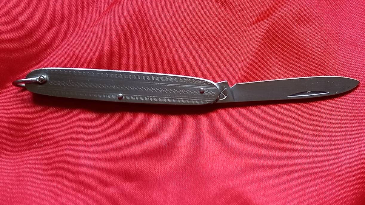 Vintage Steel Blade Pen Knife Vintage Penknife With Keyring - Etsy