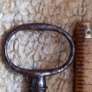 Rare Early Blacksmith Made Key Circa 1760s Fashioned the Teeth as an E ...