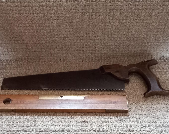 Antique Saw Circa 1920s Only 12 Inches Blade and Very Ligh in Weight ...