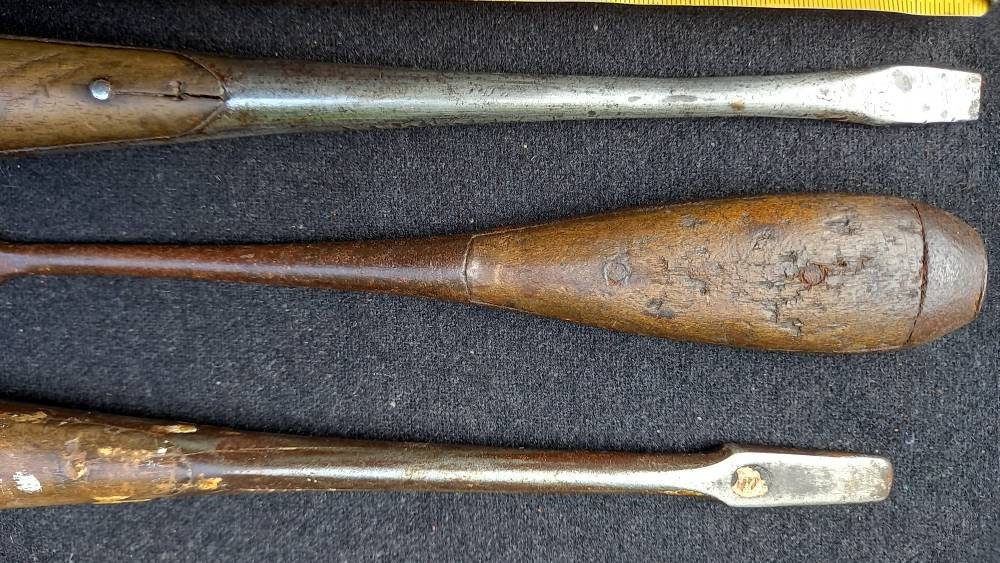 3 Vintage Screwdrivers Used in the MG Tool Kit. by Several Different ...