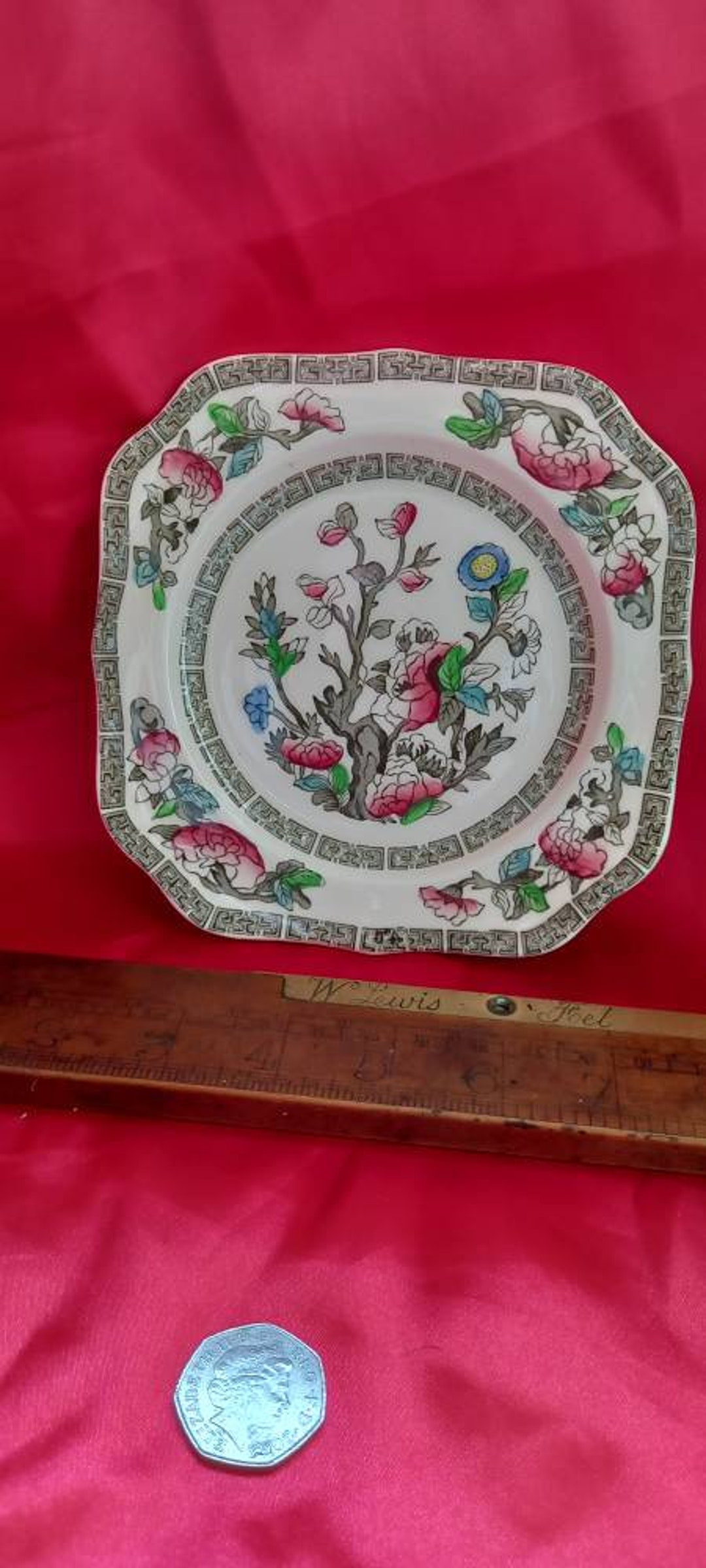 Johnson Brothers England Indian Tree Pattern Decorative Side Plates 6 ...