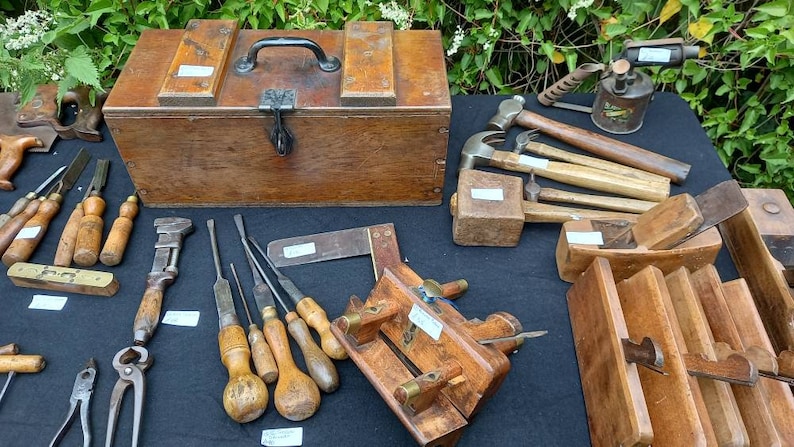 Antique Joiners Tool Kit With Tool Box. - Etsy UK