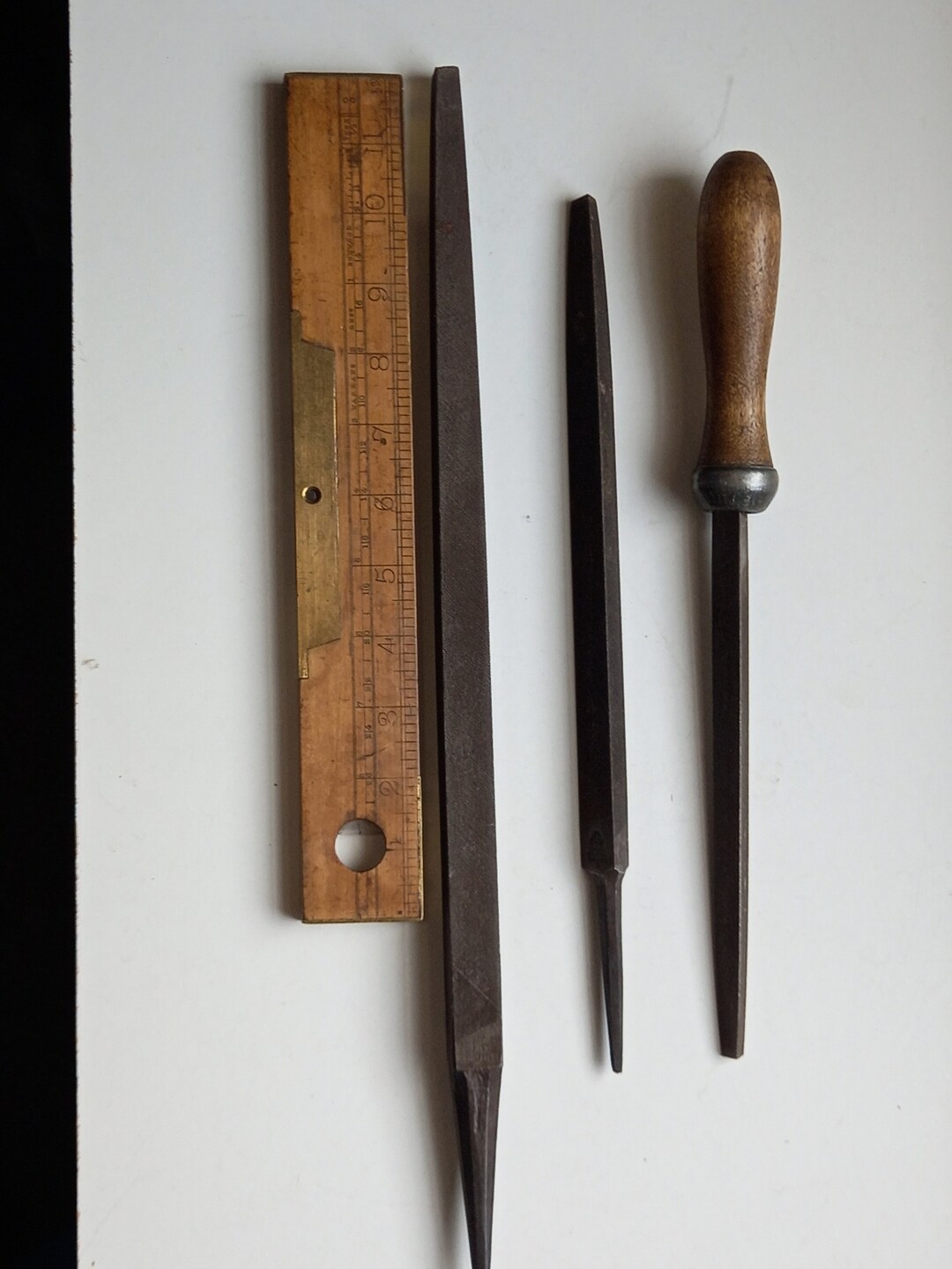 Vintage Hand Files Square and Triangle Sheffield Steel Quality Files ...