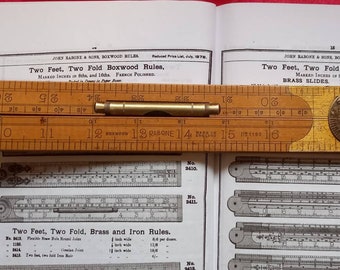 Rabone Boxwood Ruler - Etsy