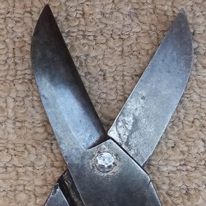 Antique Vintage Blacksmith Made Tin Snips Made of Wrought Iron in Good ...