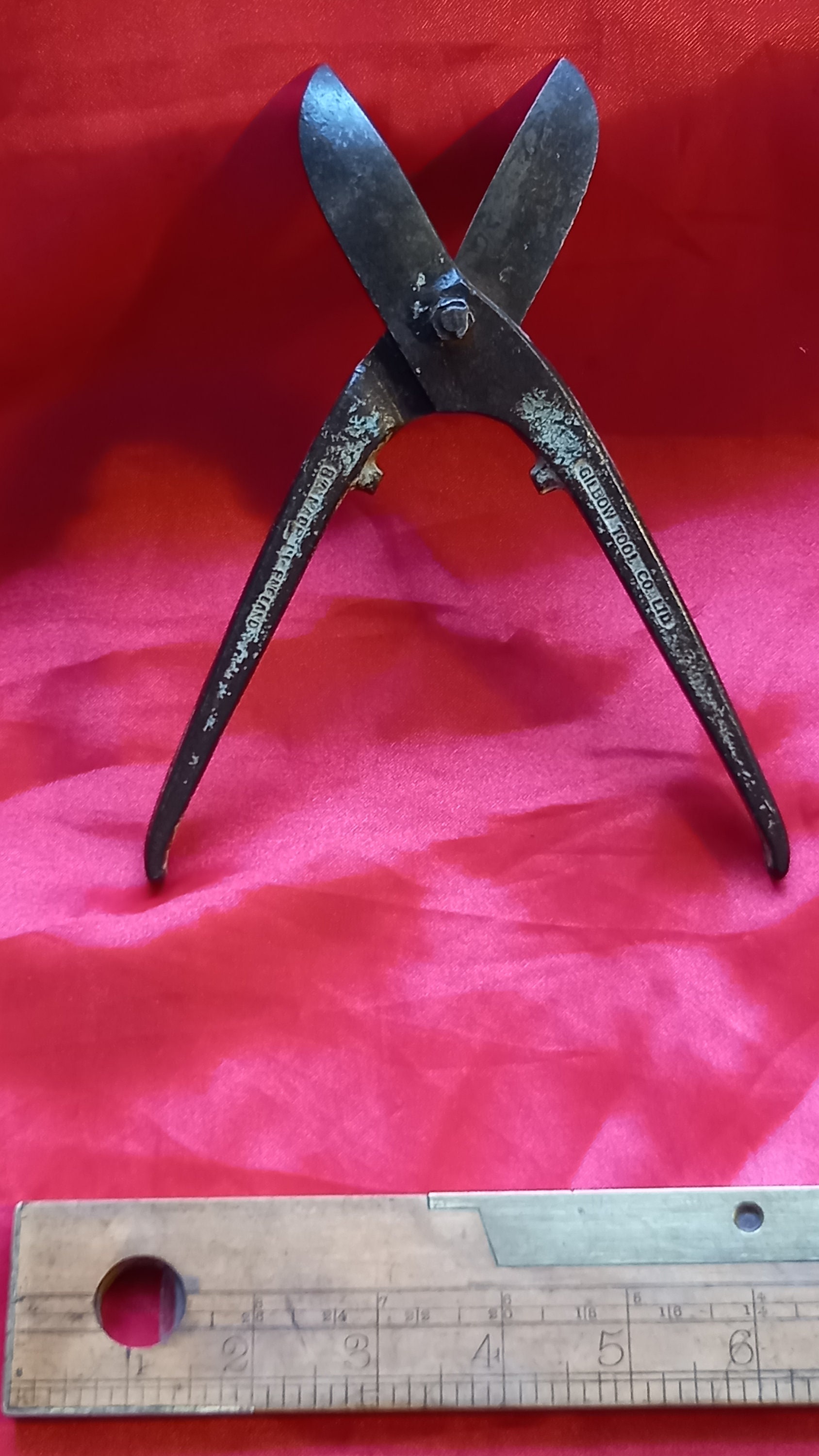 Vintage Tin Snips for Cutting Shapes Maker Gilbow Tools Co Ltd,made in ...