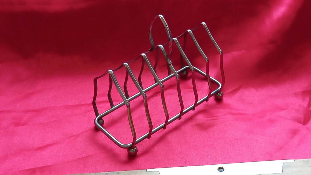 Vintage Plated Made in England 6 Piece Toast Rack - Etsy