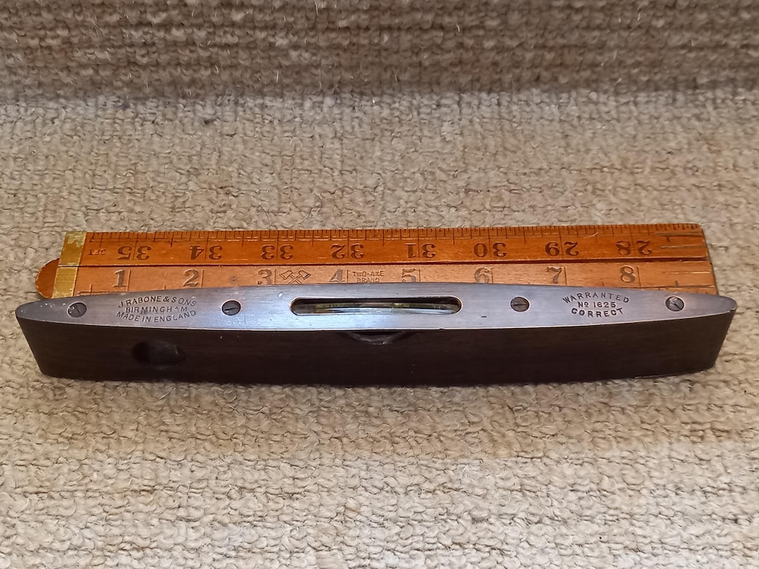 Vintage J Rabone &sons Birmingham Brass Top Plate Bottom Brass Feet ...