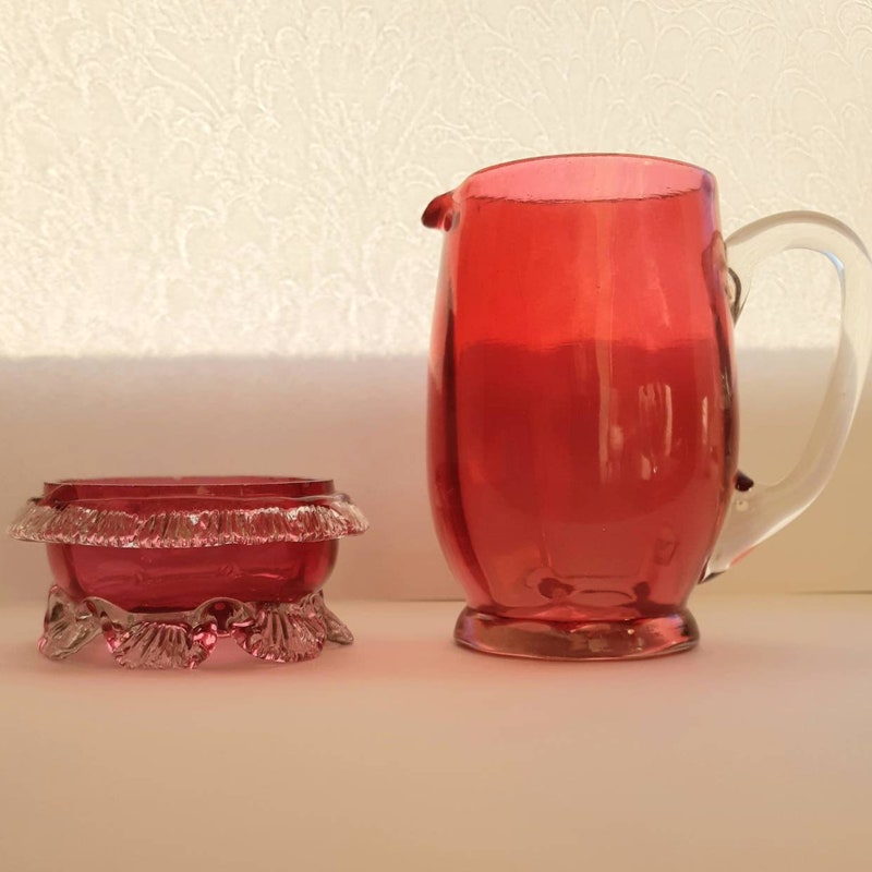 Cranberry Glass - Etsy