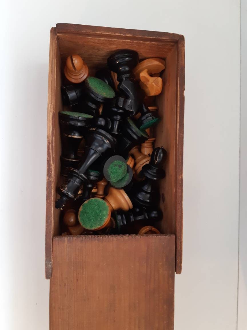 Continental Chess Set Most Probably German. - Etsy