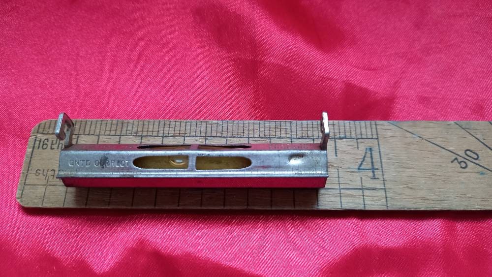 Vintage Line Spirit Level. Vintage Spirit Level Guaranteed Correct Made ...
