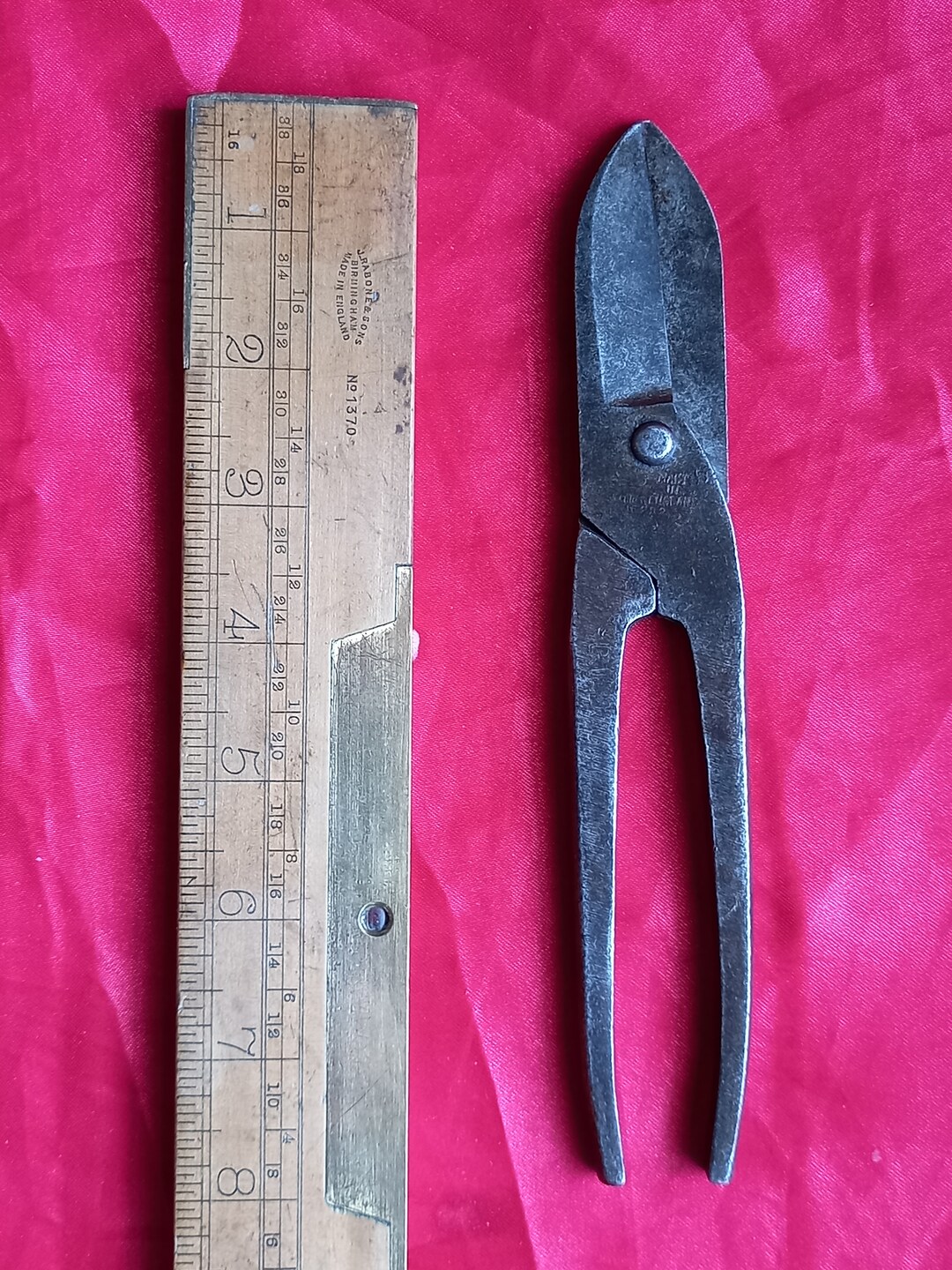 Vintage Footprint Made in England TIN Snips in Superb Condition Quality ...