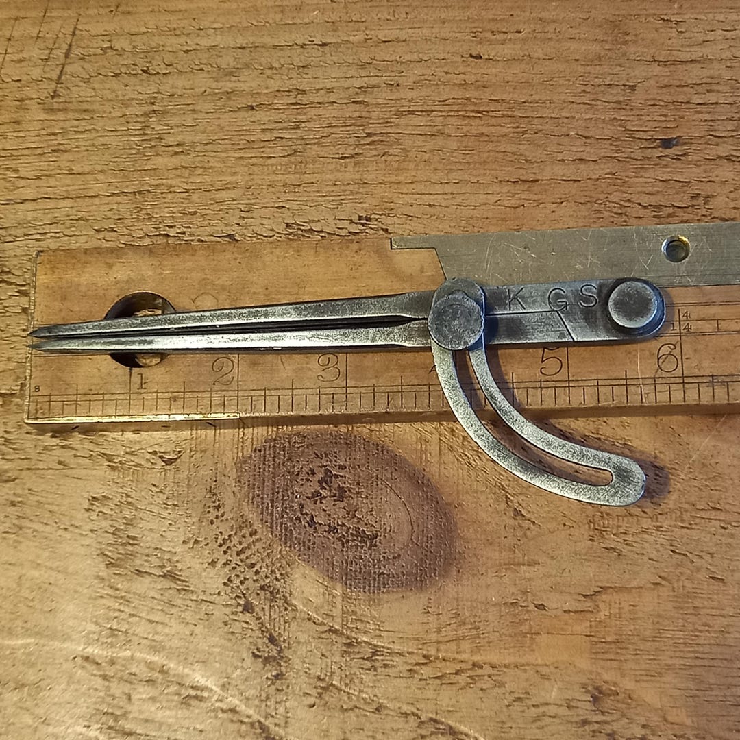Vintage KGS Calipers & Wing Dividers: Draftsman Drawing Instruments - Etsy